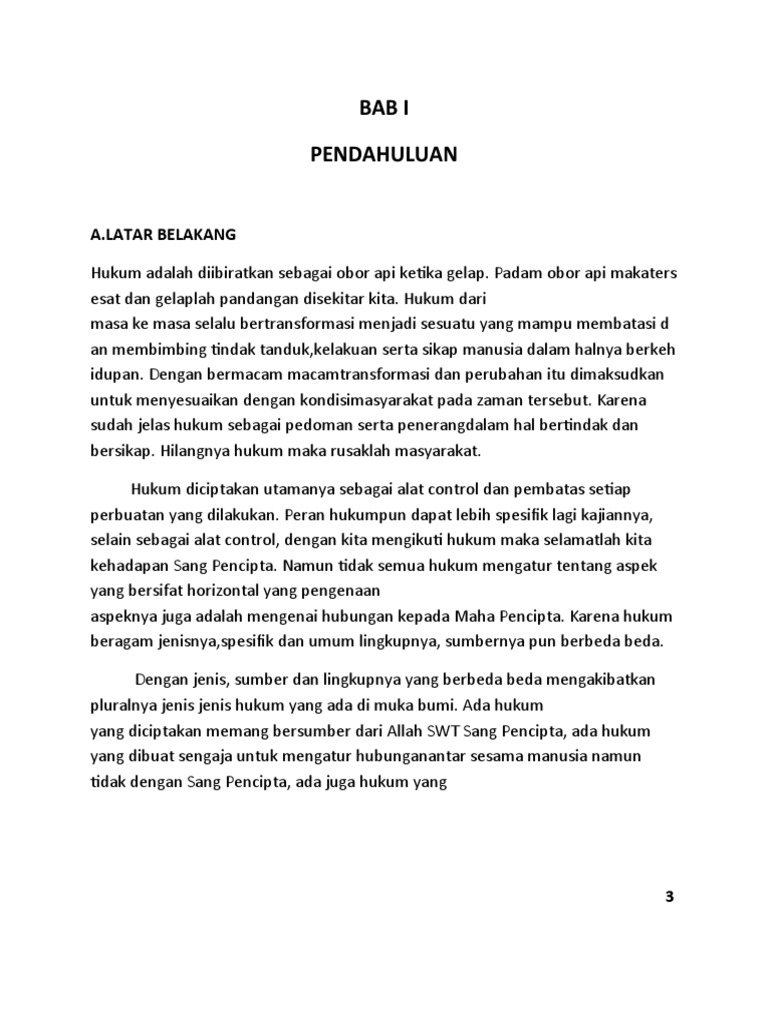Bab 1 Pendahuluan | PDF | Filsafat
