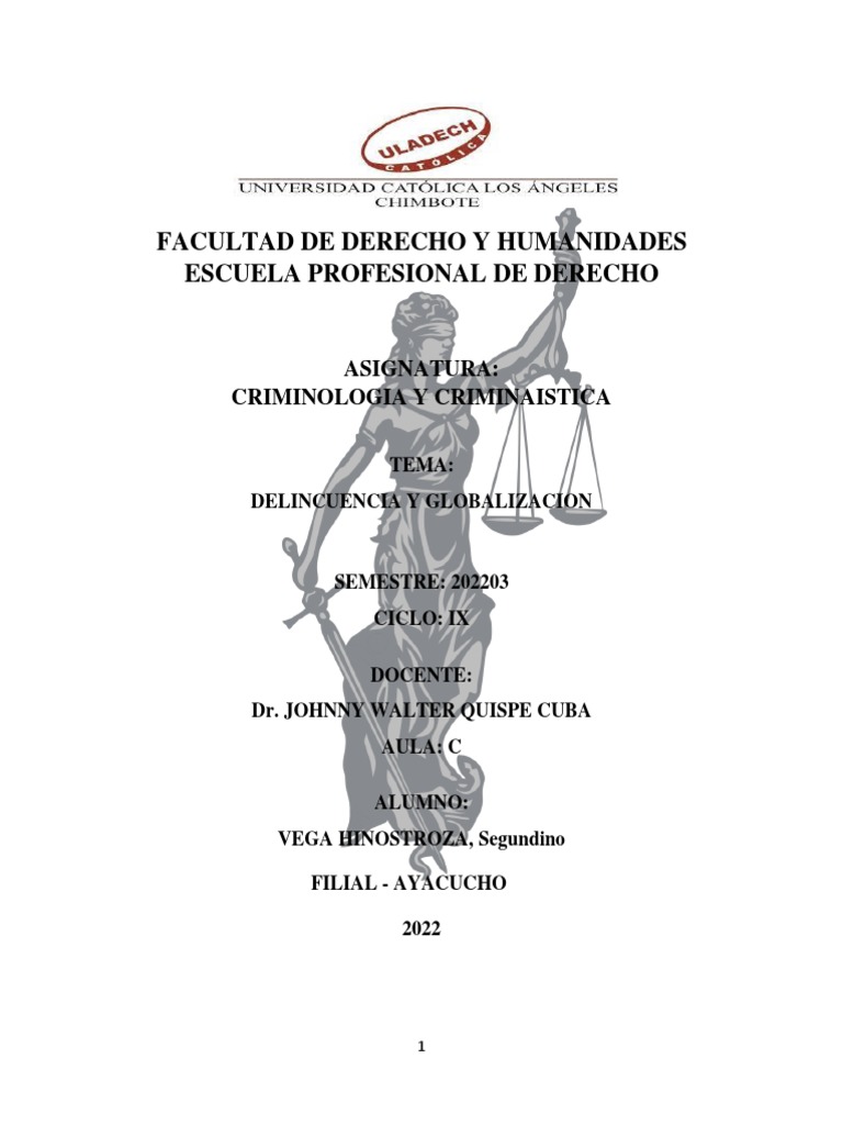 Delincuencia y globalización: El impacto de la criminalidad organizada transnacional en la ...