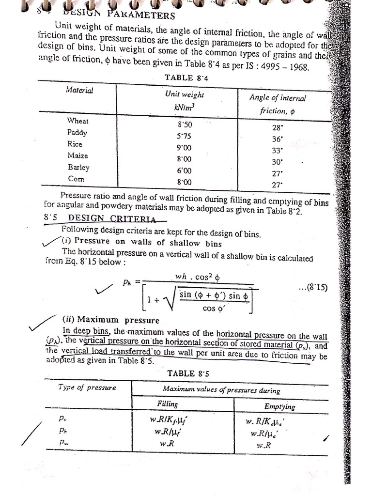 Bunkers and Silo Steel Problem | PDF