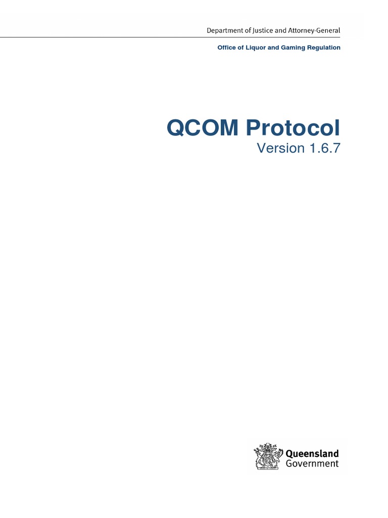 Qcom Protocol v167 | PDF | Bit | Binary Coded Decimal