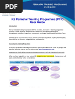 Fetalink - Cheat Sheet | PDF | Patient | Health Care