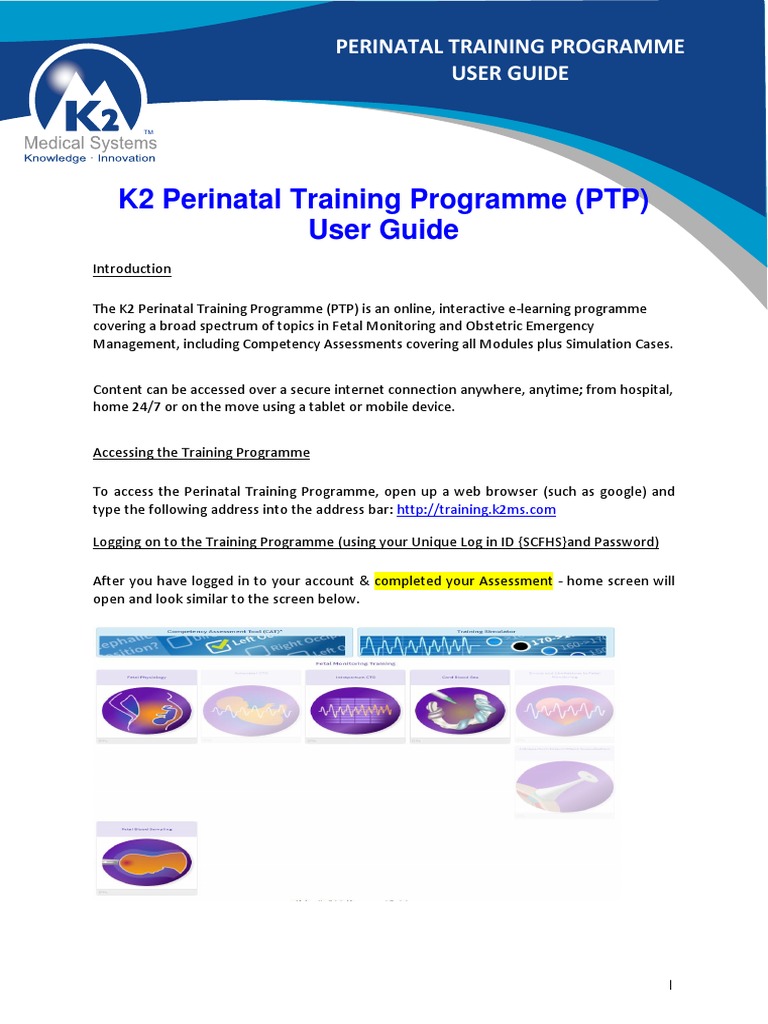K2 Perinatal Training Programme Guide | PDF