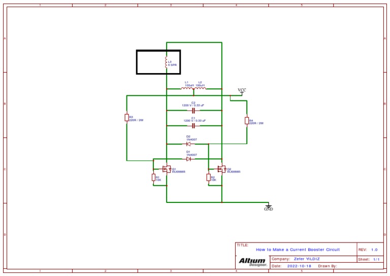 Schematic - How To Make A Current Booster Circuit - 2022-10-18 | PDF