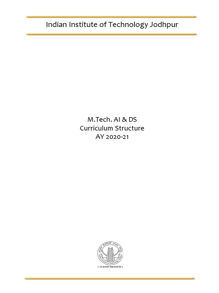 B.Tech AI & Data Science Curriculum 2020-21 | PDF | Artificial ...