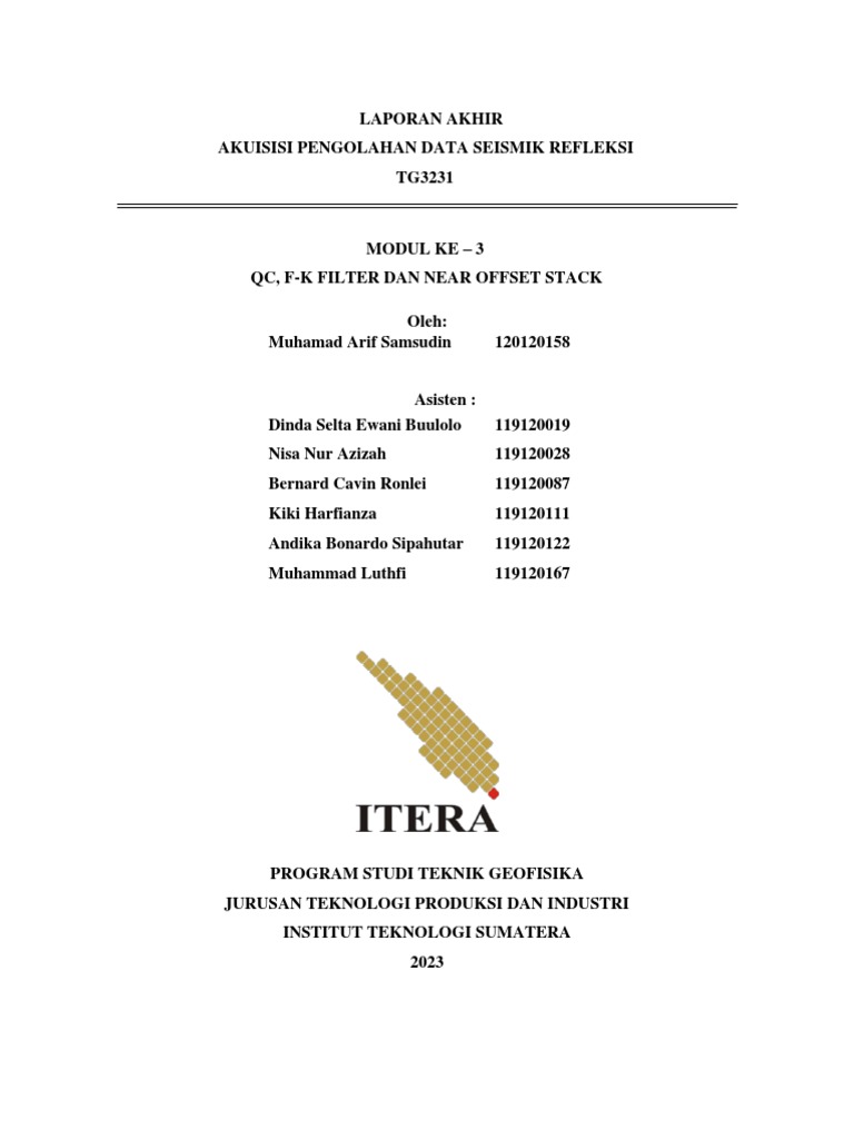 LA - A - 120120158 - Muhamad Arif Samsudin - MODUL3 | PDF