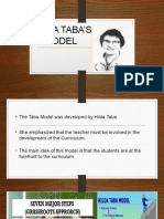 Hilda Taba Model | PDF | Curriculum | Learning