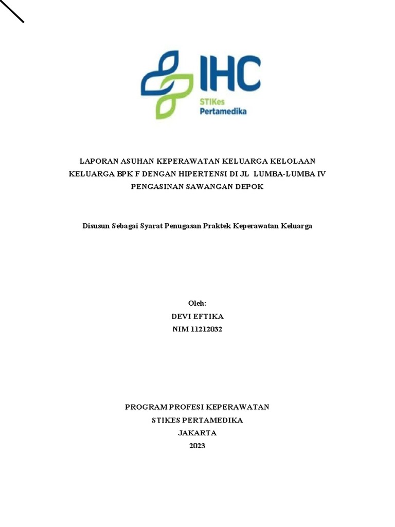 Devi Eftika - 11212032 - Akep Dan LP Keluarga | PDF