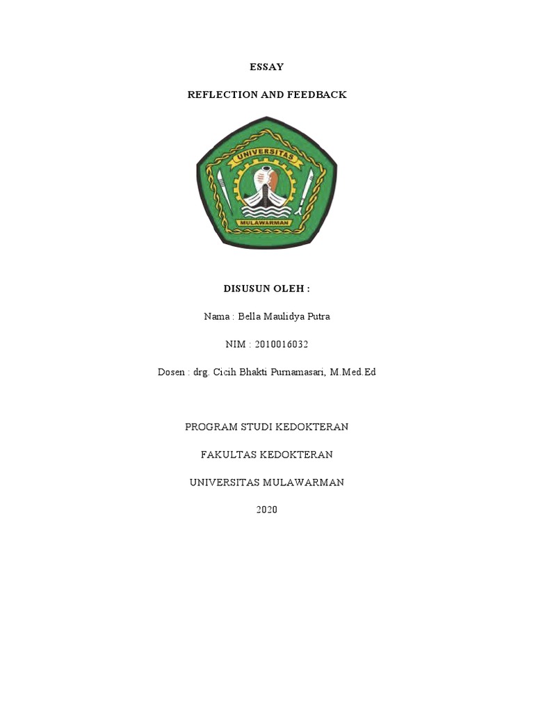 Essay Refleksi & Feedback | PDF