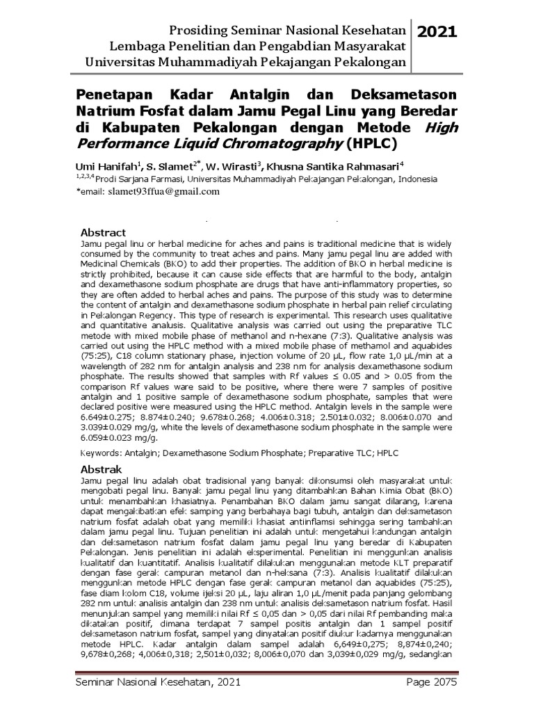 Nilai RF Kenapa Beda | Download Free PDF | High Performance Liquid ...