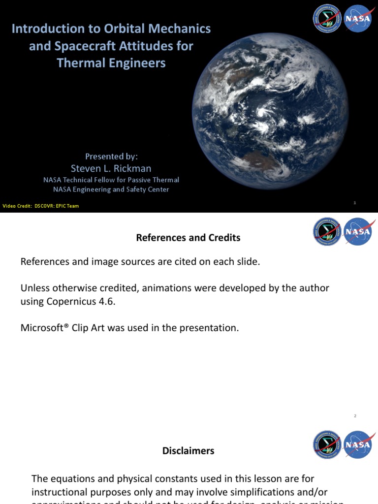 Introduction To Orbitalaft Engineers CHARTS REV A | Download Free PDF | Orbit | Euclidean Vector