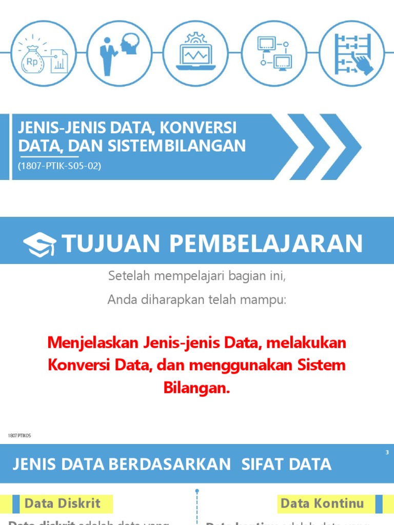 Materi 8.2. Jenis-Jenis Data, Konversi Data, Dan Sistem Bilangan | PDF