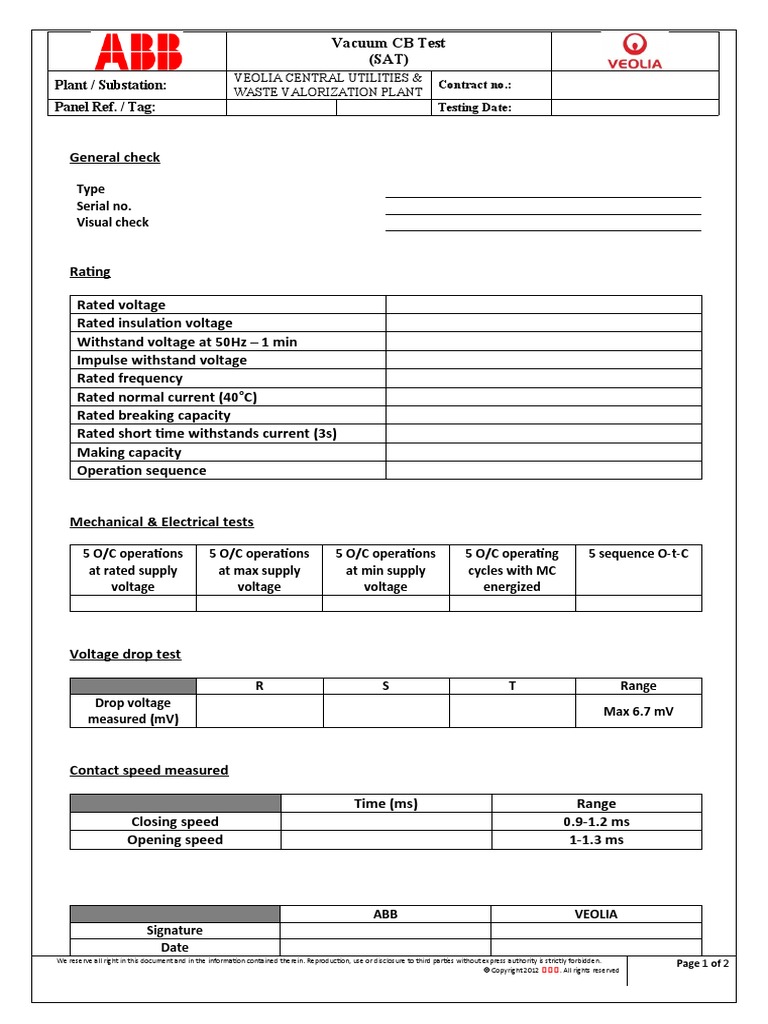 CB Test | PDF | Electricity | Electrical Engineering