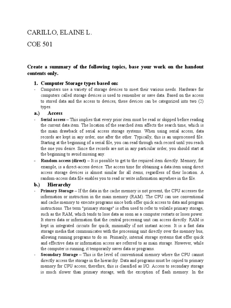 Final Task 1 | PDF | Computer Data Storage | Hard Disk Drive