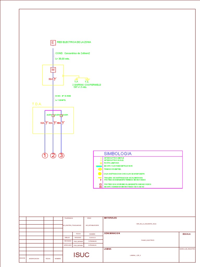 Plano 3 | PDF | Ingenieria Eléctrica | Electricidad
