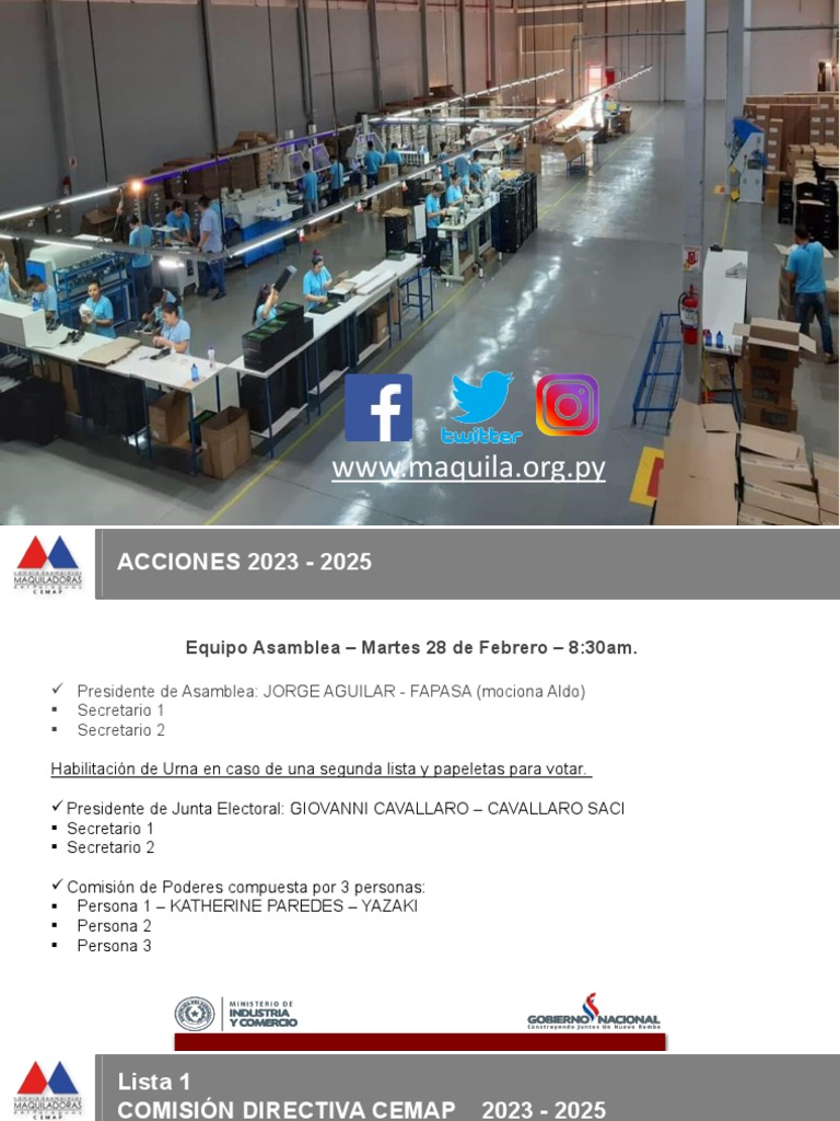 Nuevos Directivos CEMAP 2023-2025 | PDF | Negocios | Derecho