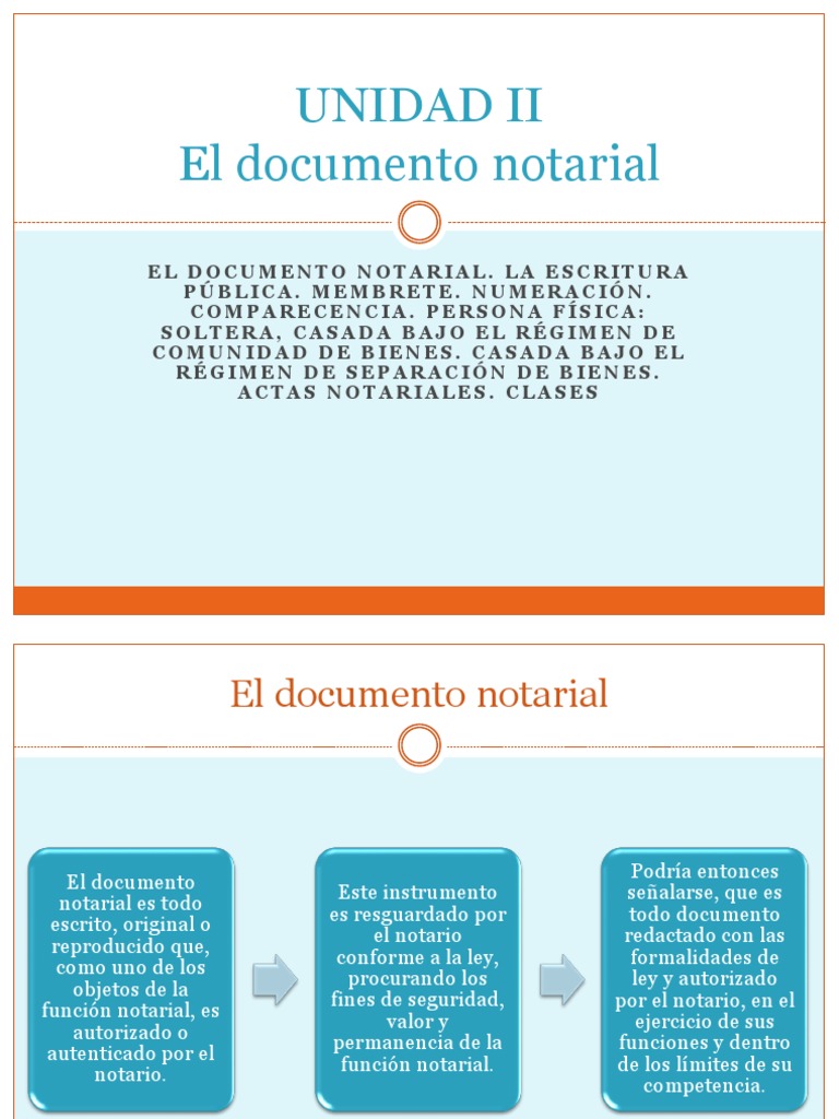 L2. El Documento Notarial | PDF | Justicia | Crimen y violencia
