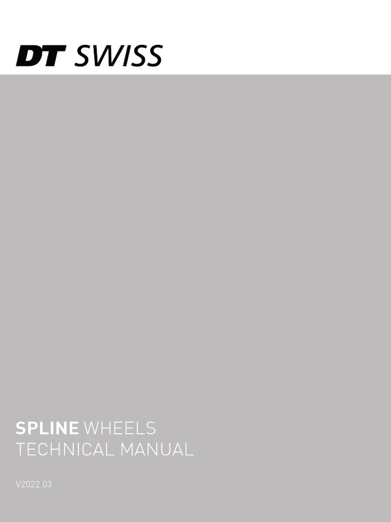 Spline Wheels: Technical Manual | PDF | Bearing (Mechanical ...