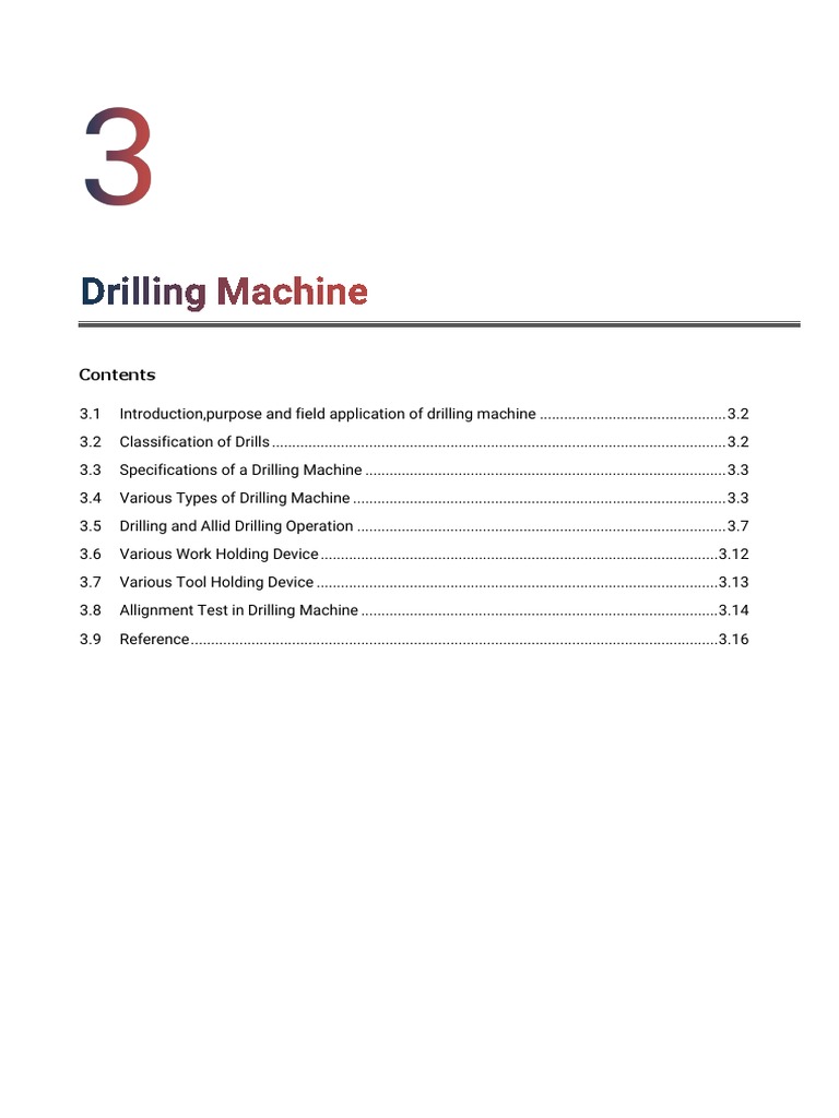 MP GTU Study Material E-Notes Unit-3 21032020023806PM | PDF | Drilling ...
