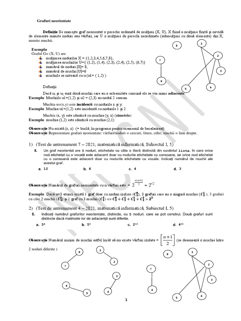 Grafuri Neorientate - 1 | PDF