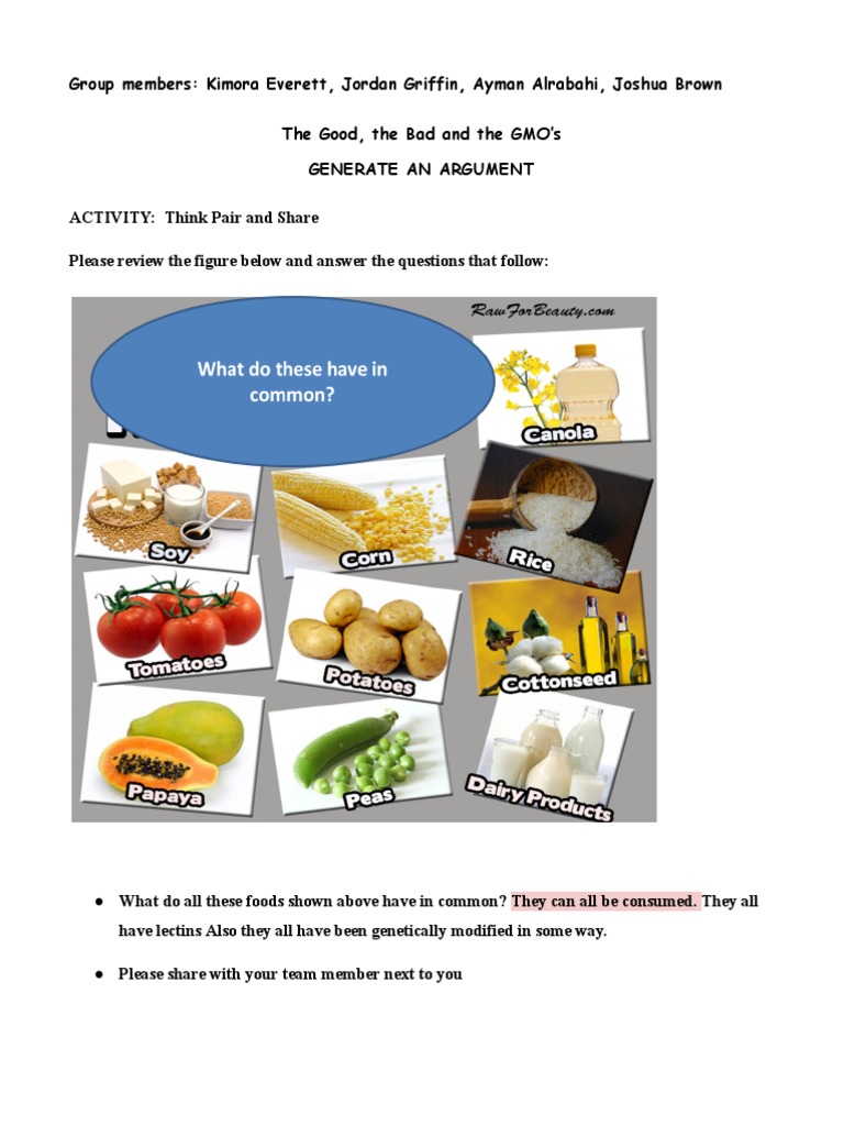GMOs Good and Bad-1 | PDF | Genetically Modified Food | Genetically ...