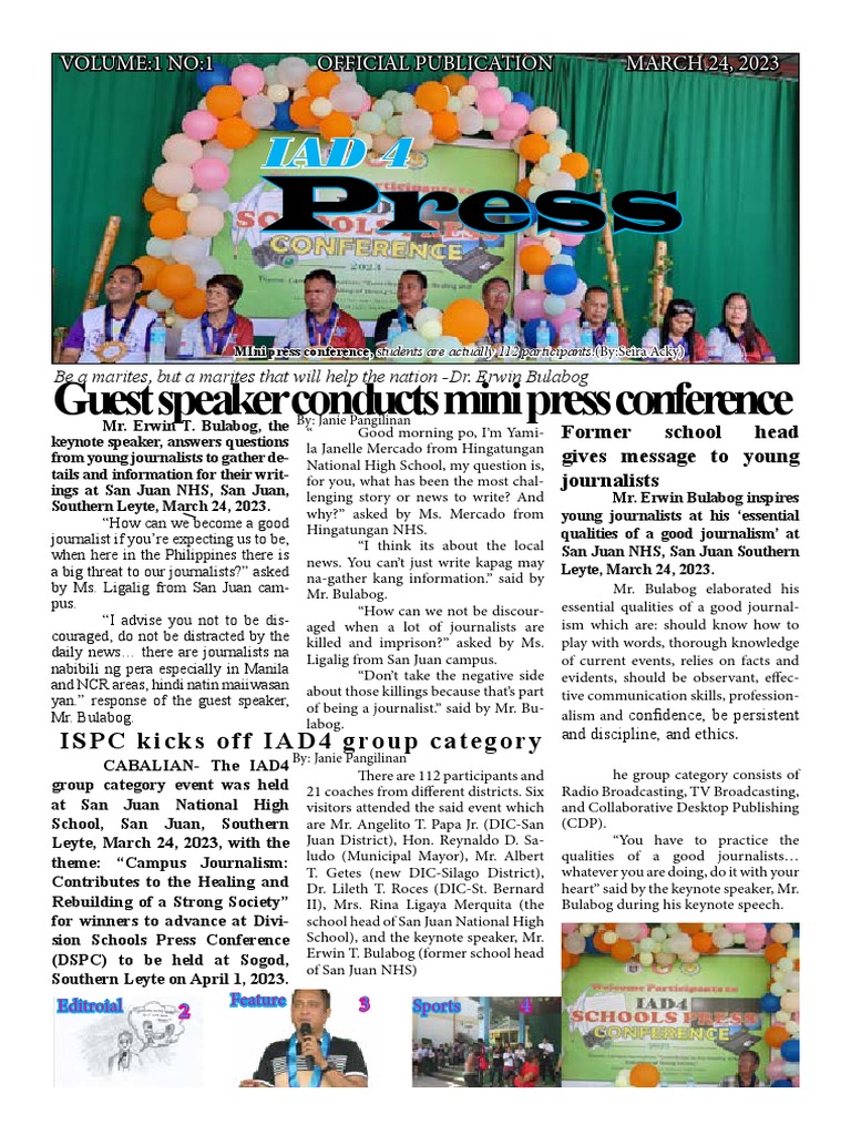 Sample of Newsletter | PDF | Journalism | Knowledge