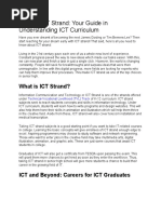 TVL Ict Strands Information | PDF | Vocational Education | Information ...