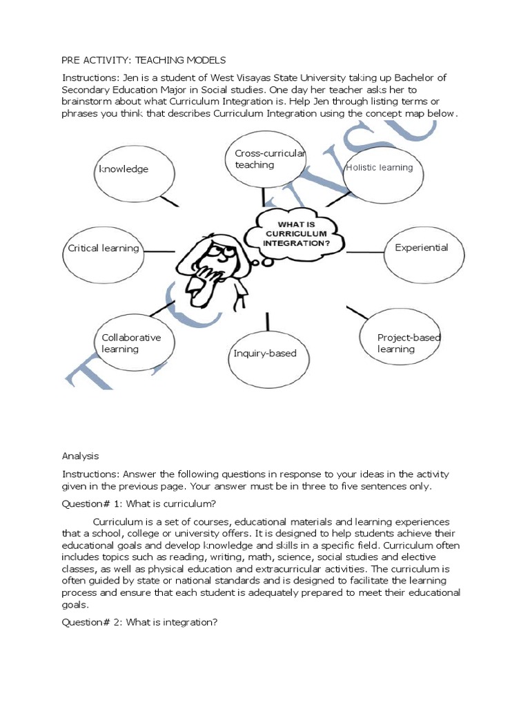 SST 205 | PDF | Curriculum | Inquiry Based Learning
