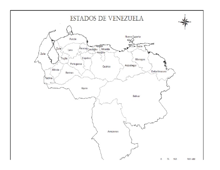 Mapa de Venezuela Estados | PDF