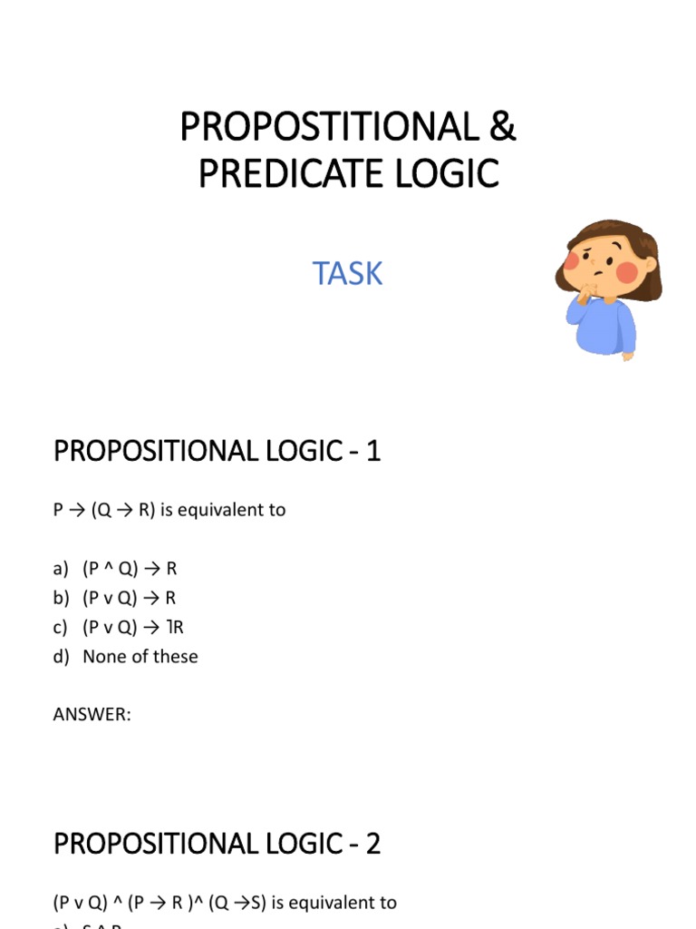 Propostitional Predicate Logic | PDF | Proposition | Logic