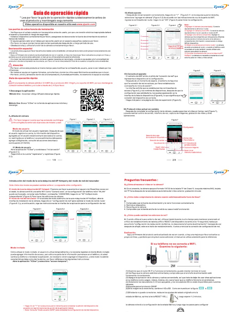 Camara IP R80X20-PQ iCSee Manual | PDF