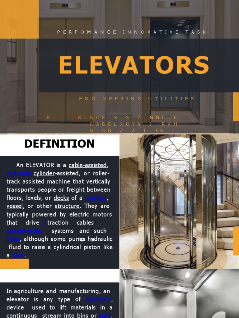 Elevators: Perfomance Innovative Task | Download Free PDF | Elevator ...