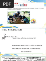 Module 5 Recognize The Value of Undertaking Community Action Modalities ...