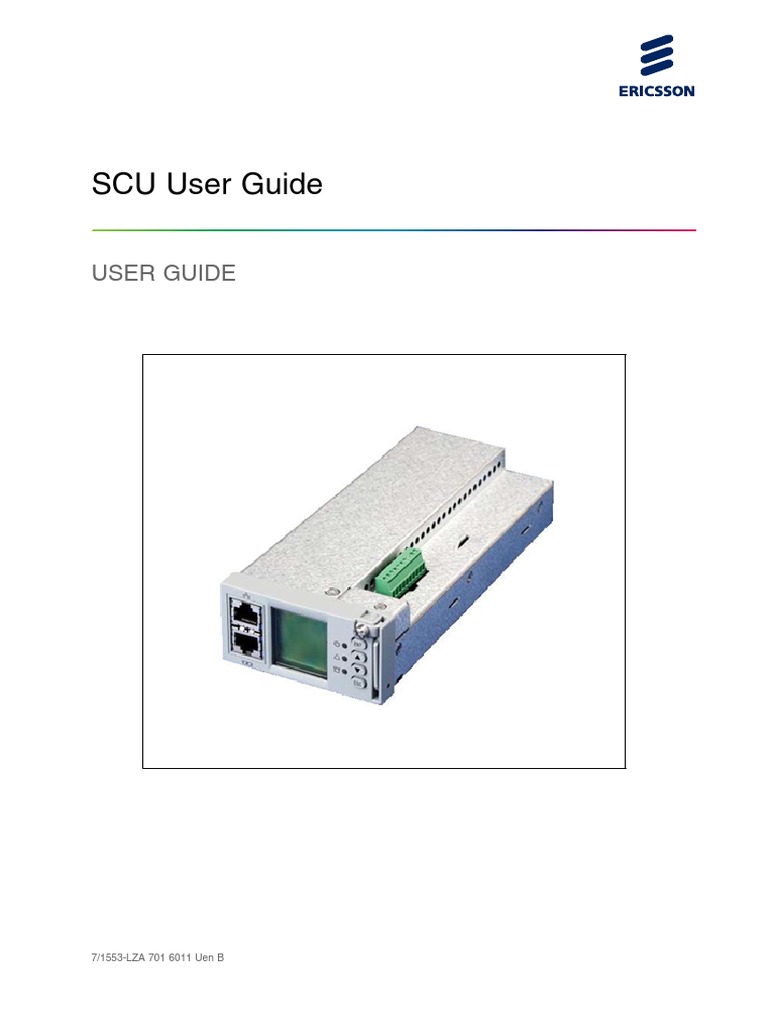 SCU User Guide | PDF | Rectifier | Menu (Computing)