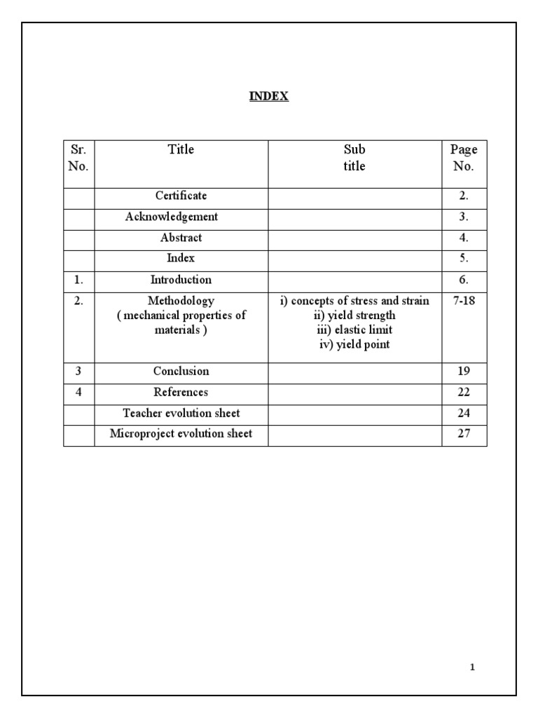 An Analysis of Mechanical Properties of Materials Including Stress ...