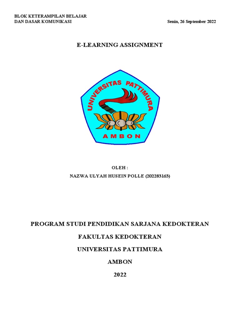 E-Learning Assignment 1 | PDF
