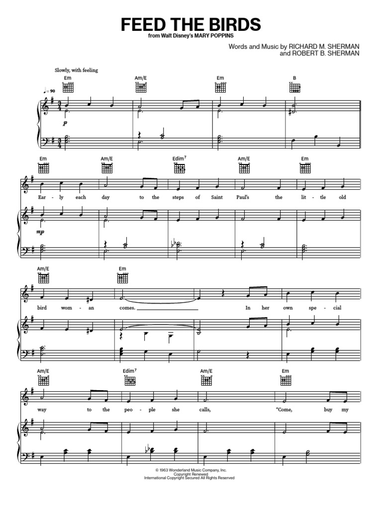 Feed The Birds | PDF | The Walt Disney Company