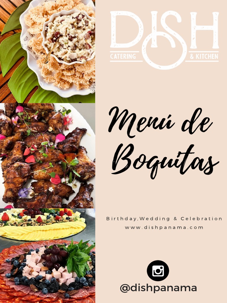 Menu Boquitas | PDF | Alimentos | Cocina de las Americas