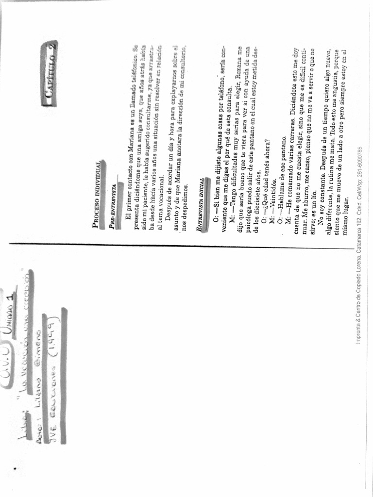 Gimeno - La Vocacion, Una Creacion | PDF