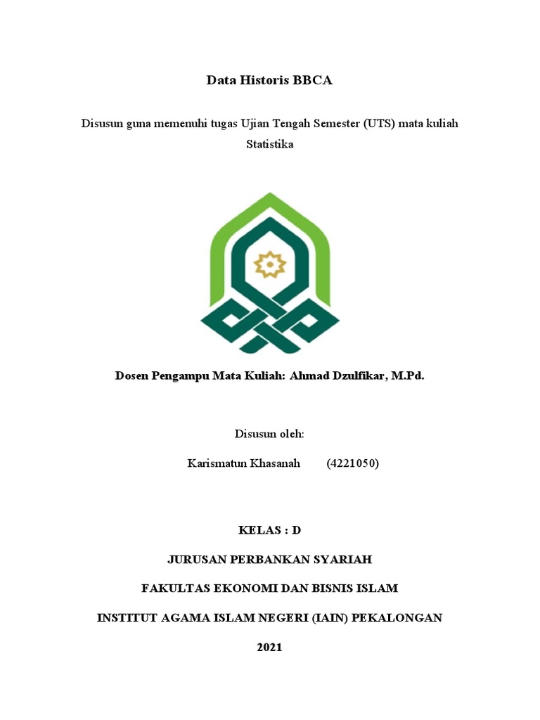 Uts Statistika | PDF Uts Statistika | PDF