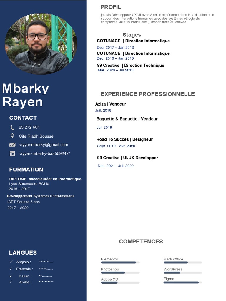 CV RM | PDF | Évolution de carrière | Art