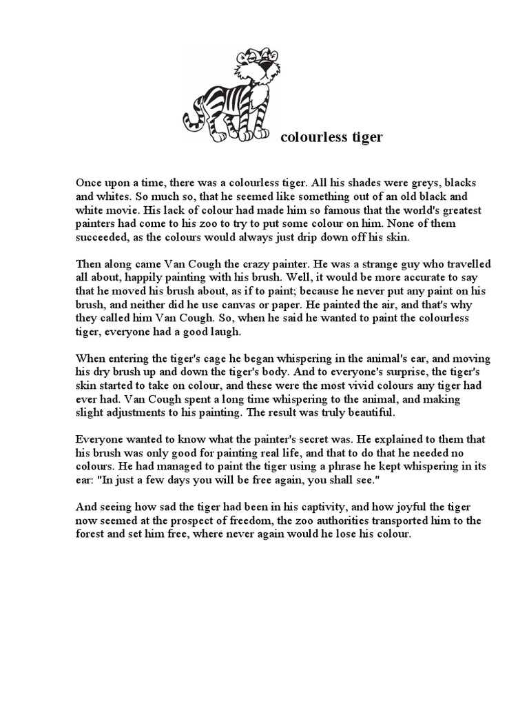 Colourless Tiger | PDF
