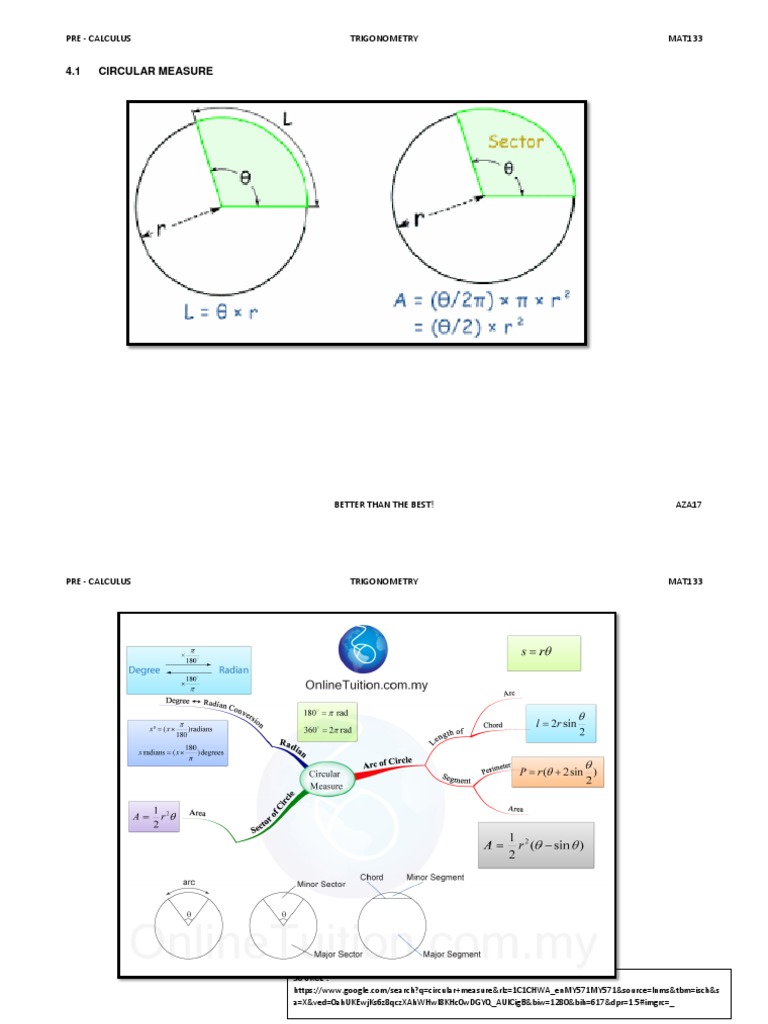 Circular Measure | PDF