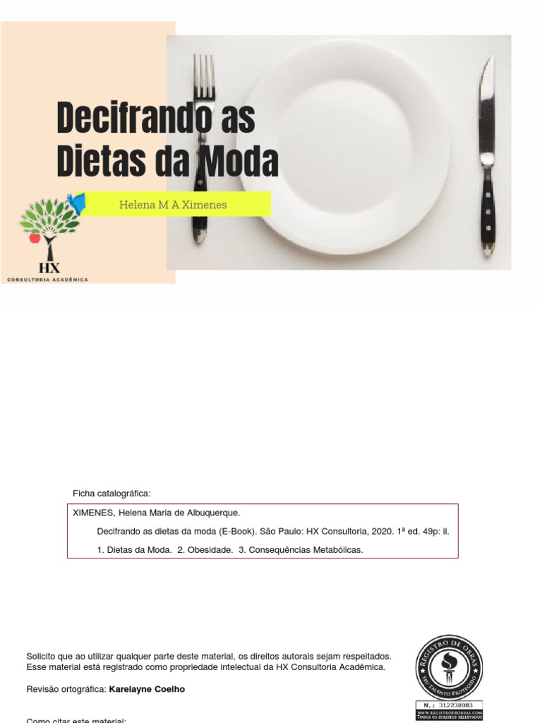 Decifrando Dietas Da Moda | PDF | Nutrientes | Glúten