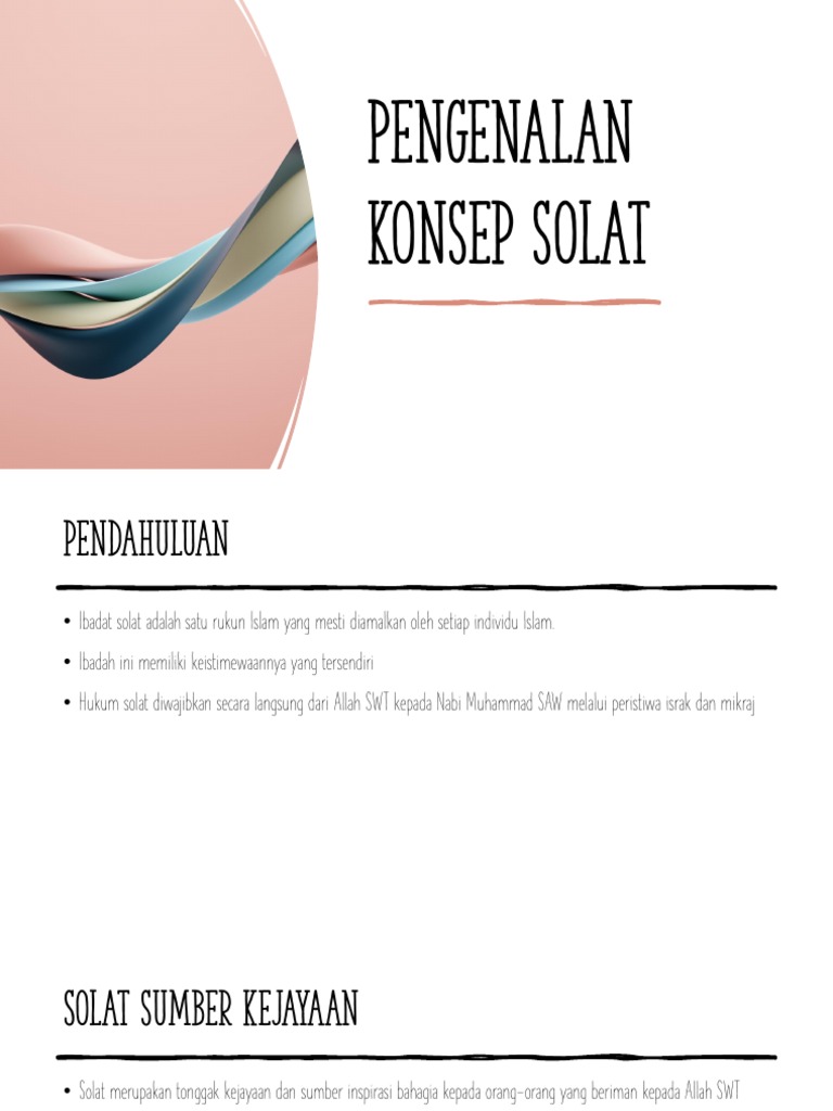 Nota 3 Pengenalan Solat | PDF