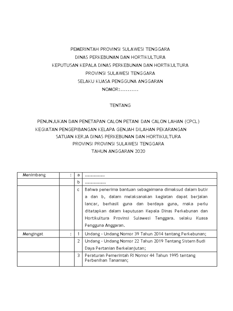 Format BAST Kelapa Genja | PDF
