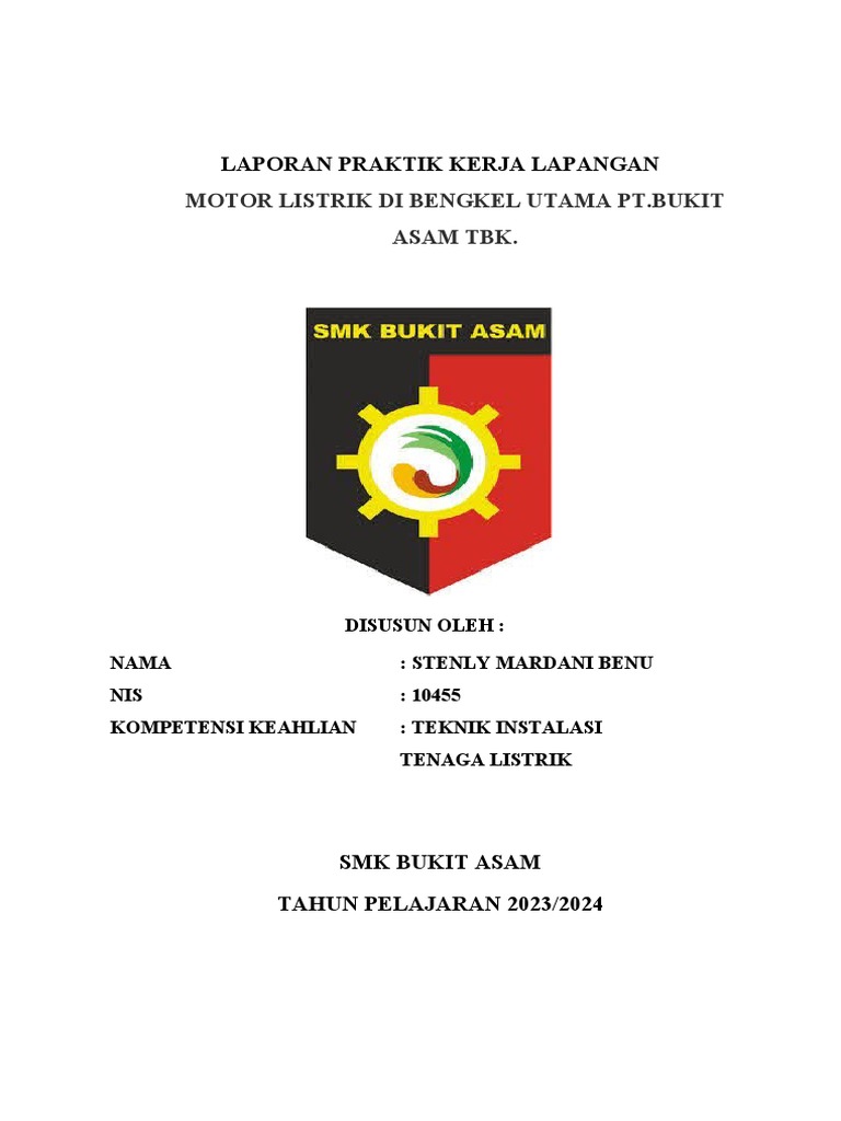 Laporan PKL Stenly Mardani Benu 1 | PDF