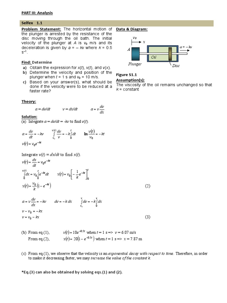 Tutorial Chapter 1 Solution | PDF