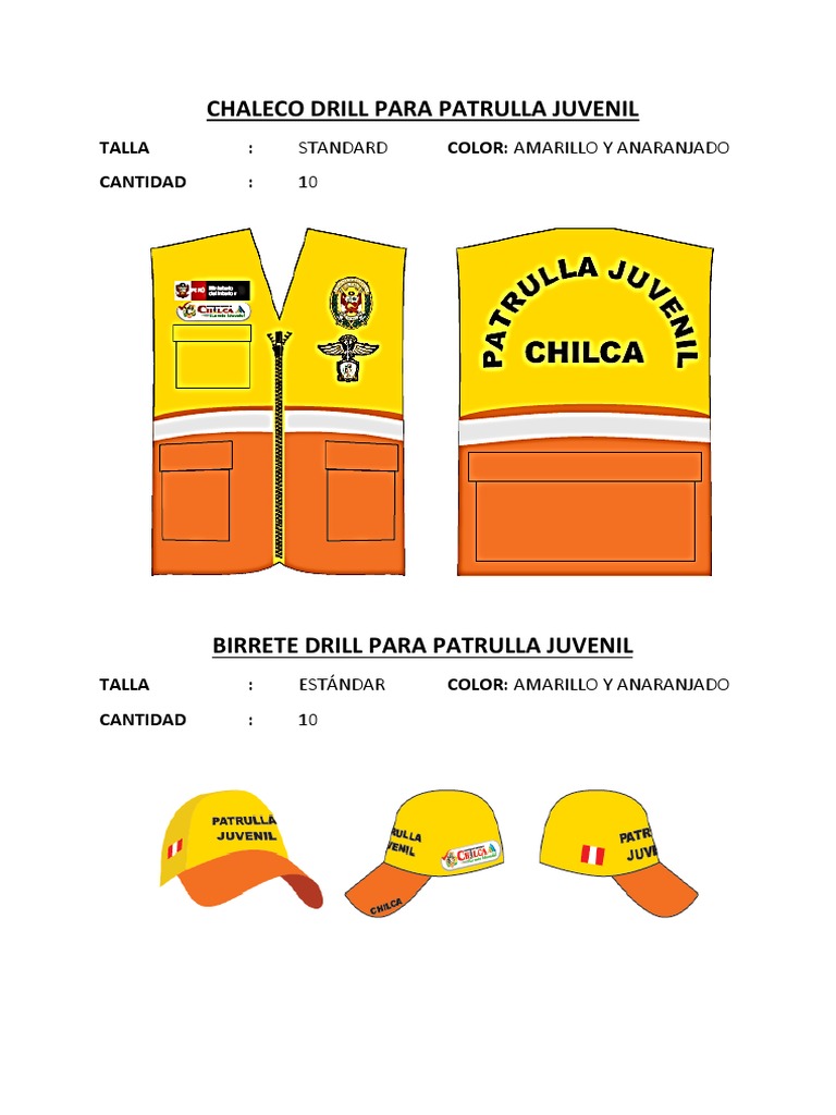 Chaleco Drill 2018 | PDF