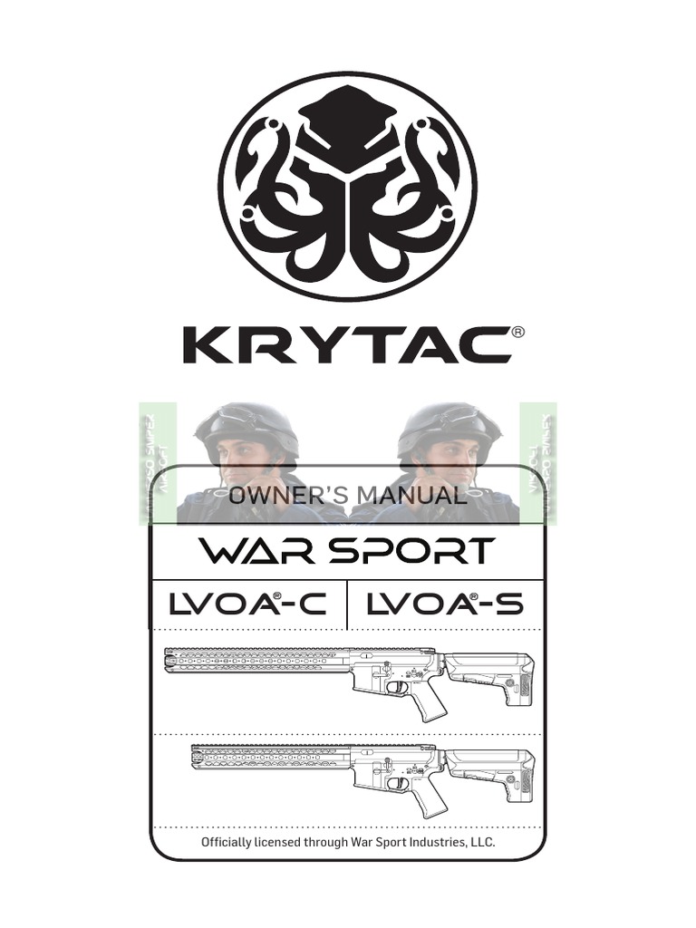 KWA AEG War Sport LVOA Series Manual | Download Free PDF | Screw ...