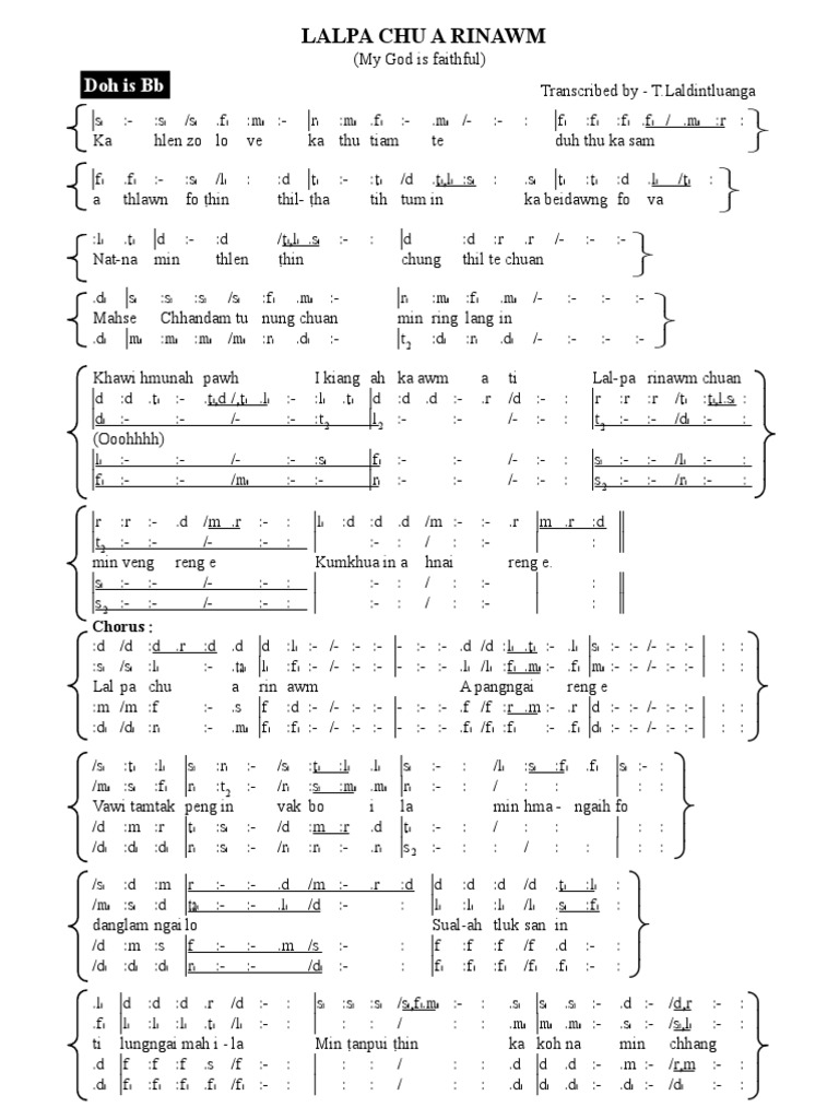 MSC-01-Lalpa Chu A Rinawm | PDF